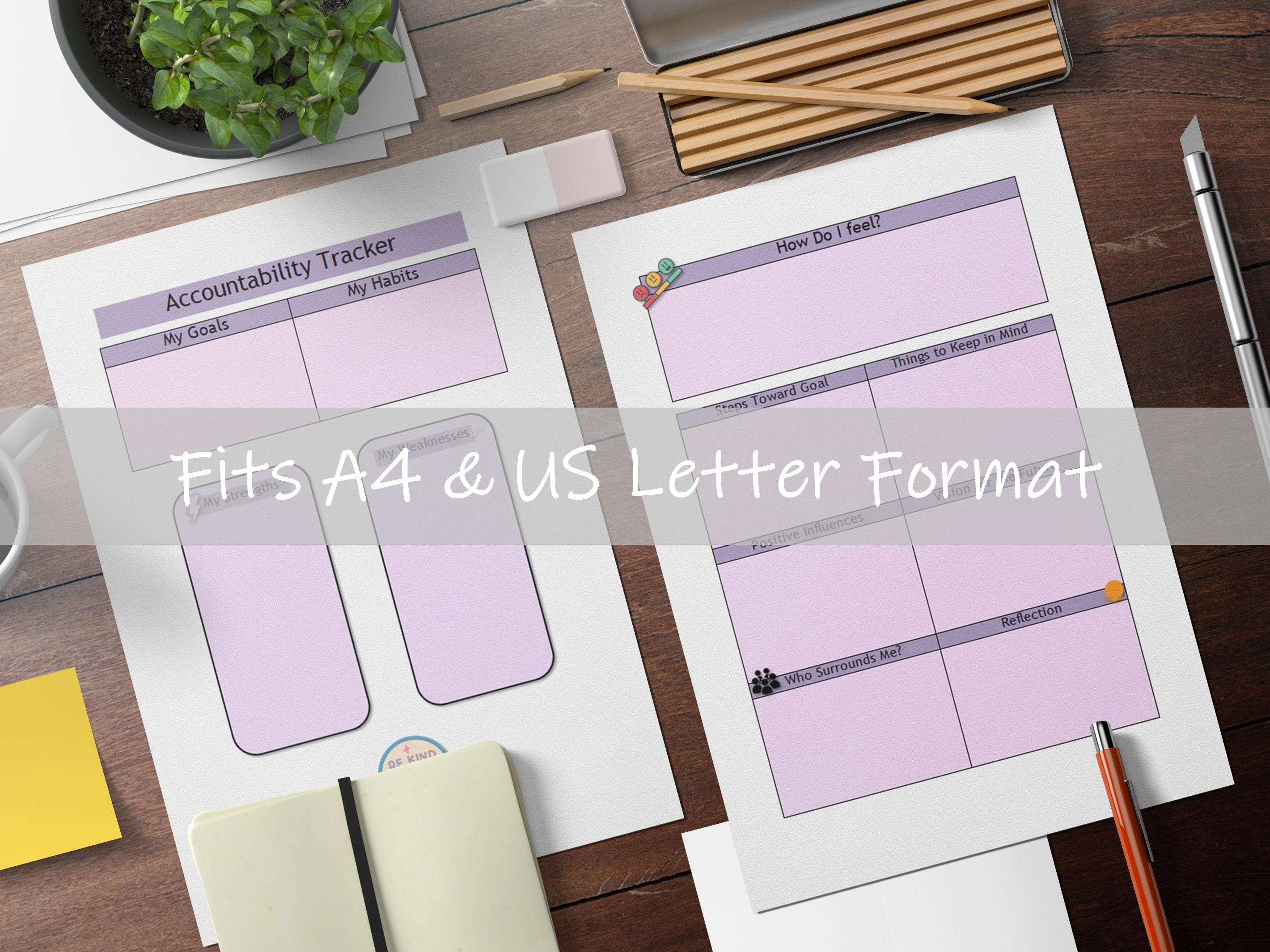 Accountability Tracker | Routine Printable | Daily Ritual Form ...