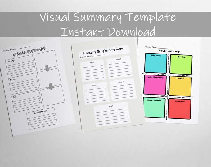 Visualizing (visualising) Reading Response Pack - Templates for Any ...