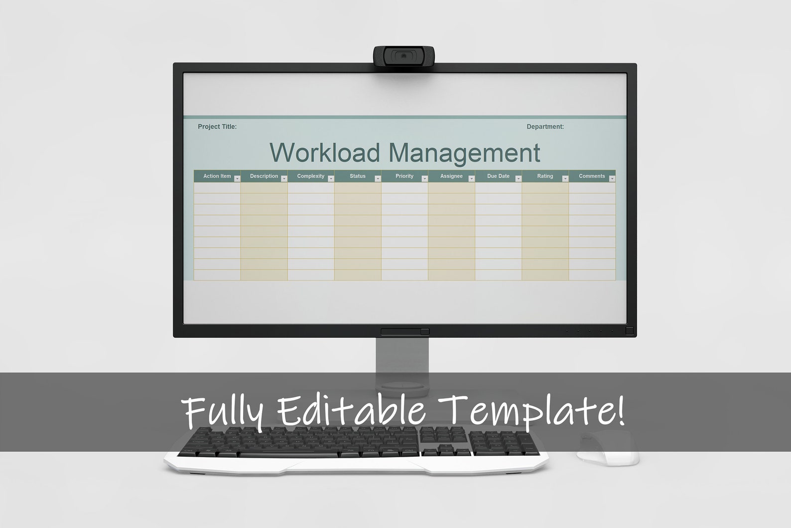 Workload Management | Tasks Tracker Excel | Status Report Excel ...