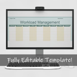 Workload Management | Tasks Tracker Excel | Status Report Excel ...