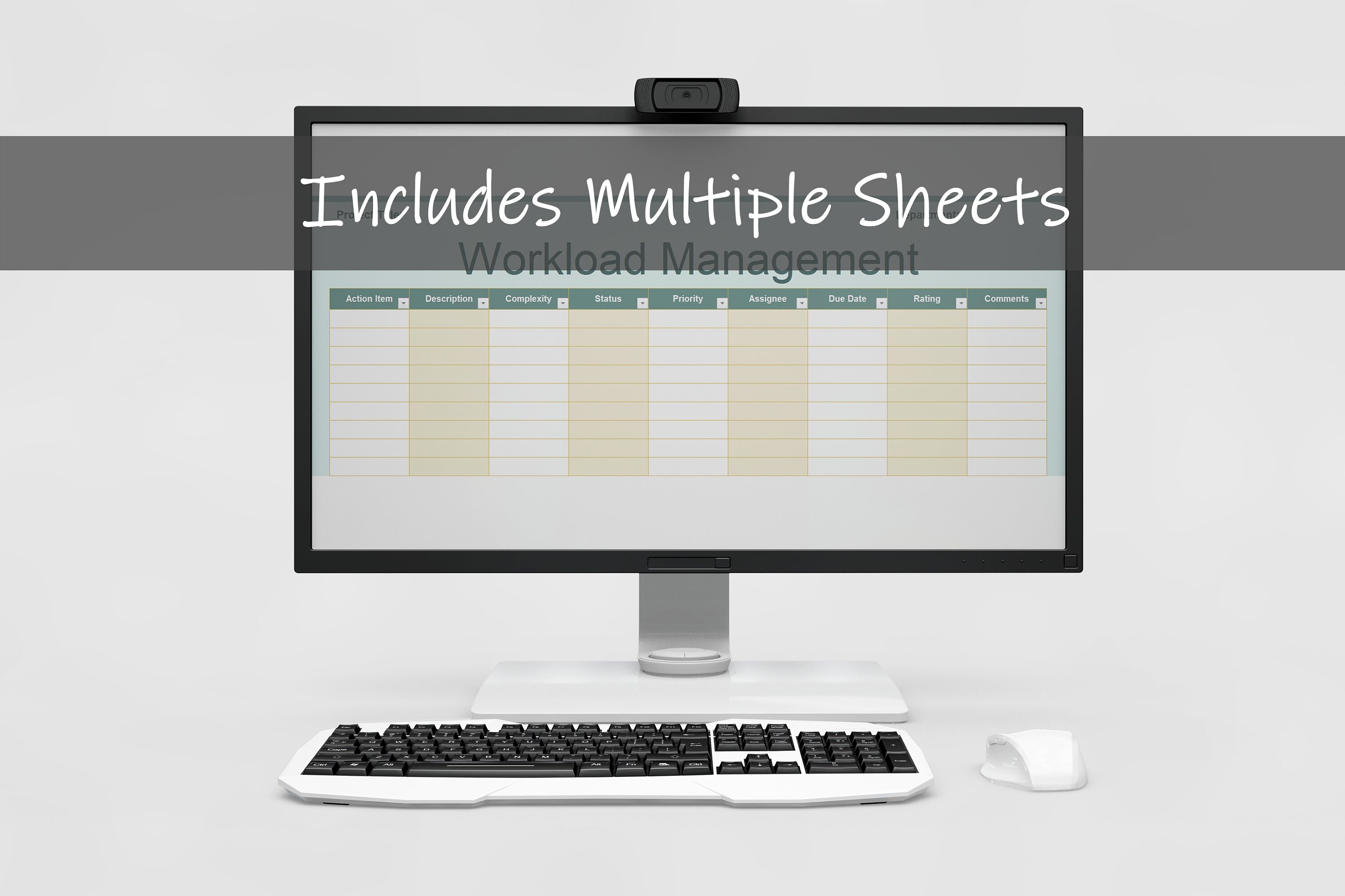 Workload Management Tasks Tracker Excel Status Report Excel Instant ...