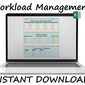Workload Management | Tasks Tracker Excel | Status Report Excel ...