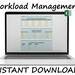 Workload Management Tasks Tracker Excel Status Report Excel Instant ...