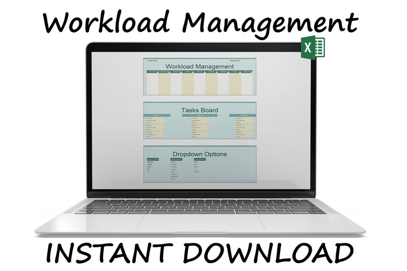 Workload Management | Tasks Tracker Excel | Status Report Excel ...