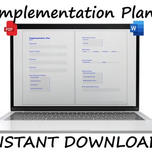 Implementation Plan Operations Manual Template Accomplishments Tracker ...