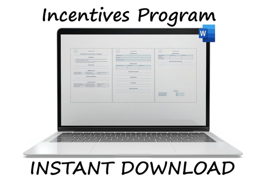 Employee Incentives Program Template | Employee Benefits | Performance ...