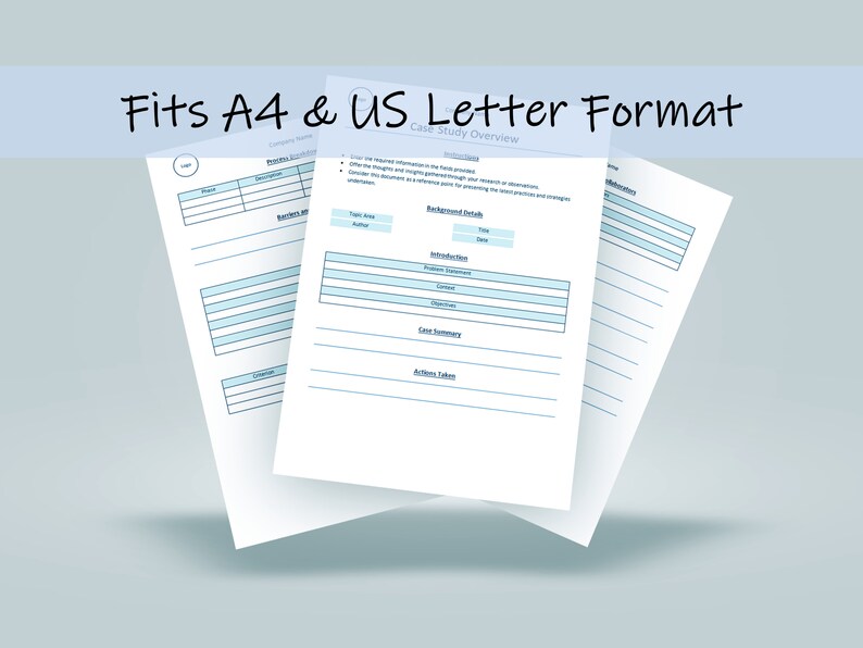 Case Study Template | Process Documentation Template | Business Review ...