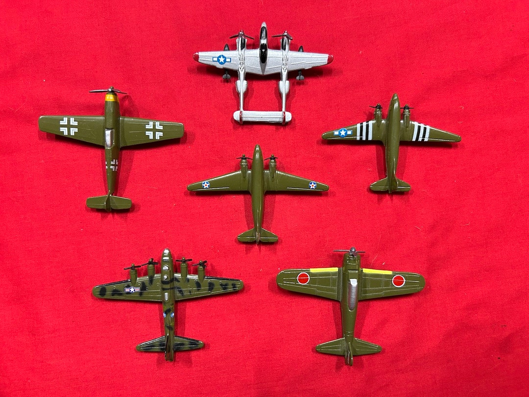 Dyna-flites WWII Diecast Model Airplanes Lot of 6 Die Cast Aircraft ...