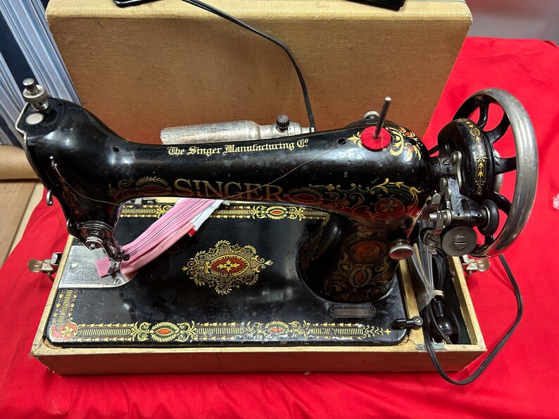 Beautifully Restored 1920's Singer Model 66 Red Eye - Etsy