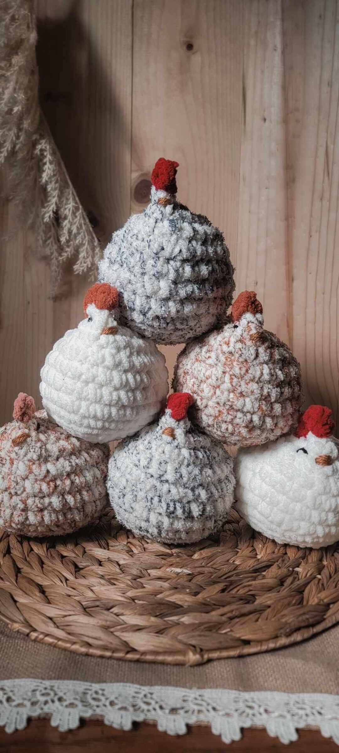 Chicken Plush | Chicken Plushie | Farmhouse Chicken | Chicken Decor ...