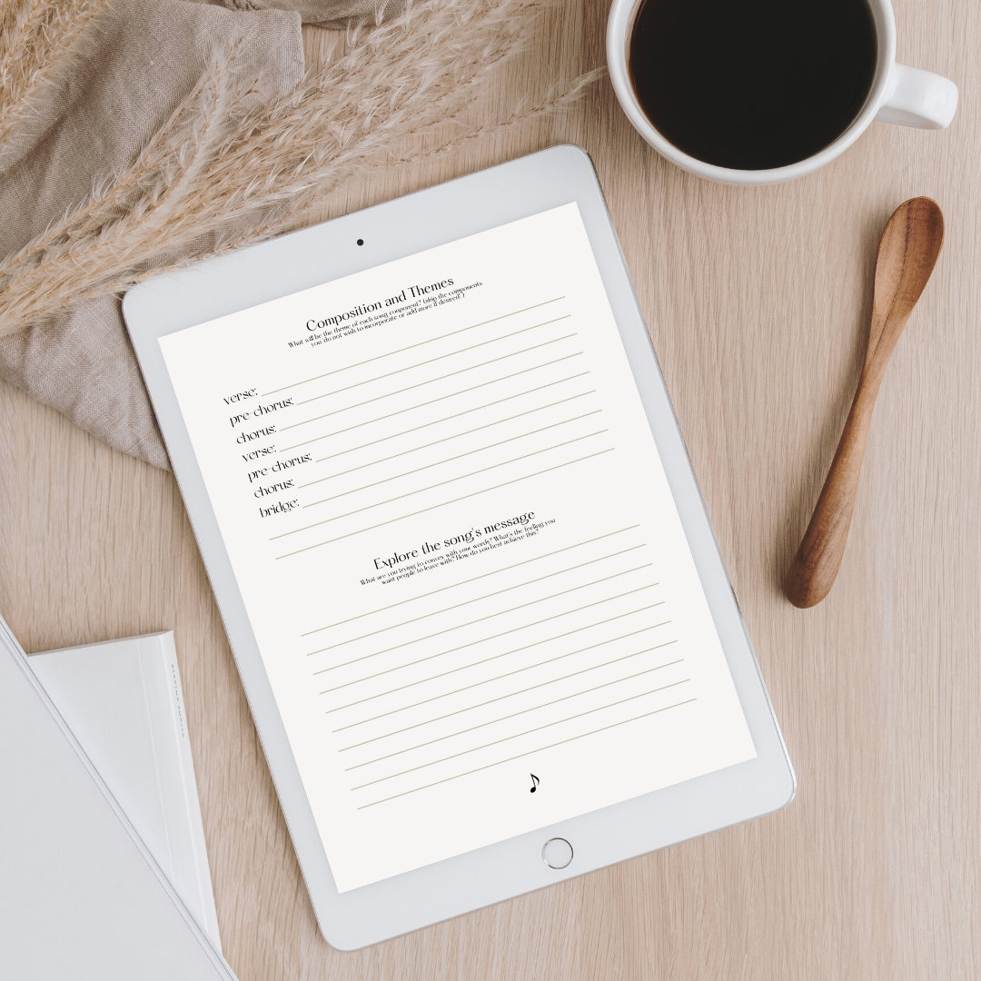 Songwriting Journal - Introduction to Writing Lyrics + Songwriting ...