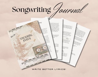 Songwriting Template - Etsy