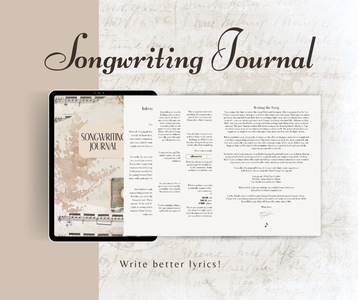 The Ultimate Songwriting Bundle! Featuring Songwriting Journal, Finish ...