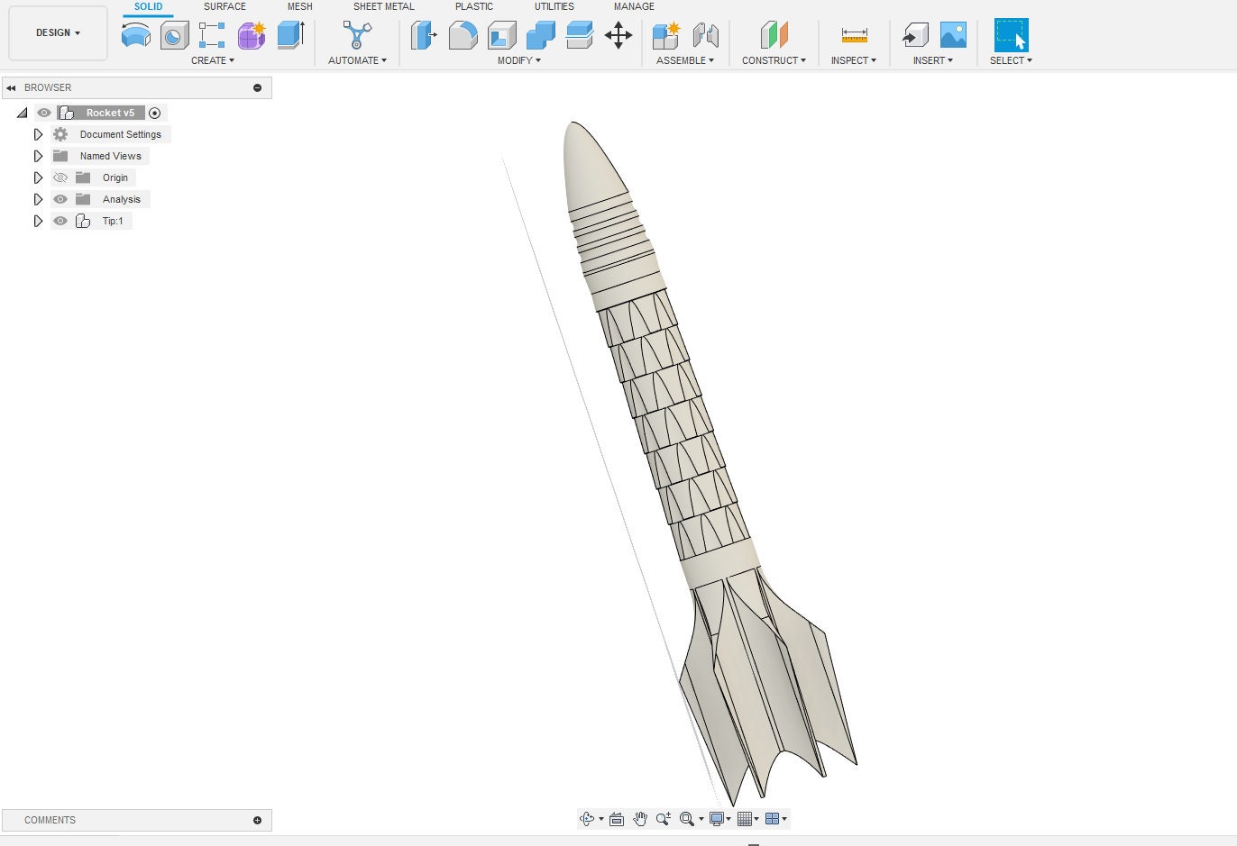 STL File for Modular Rocket - Etsy