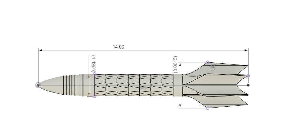 Stl File For Modular Rocket Etsy