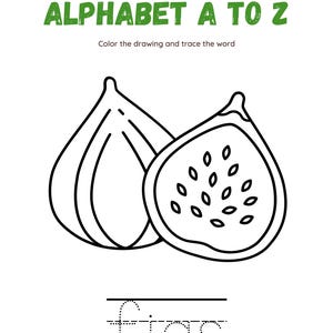 A-Z Alphabet Coloring and Tracing Book for Kids, ABC Fun: Color & Trace ...