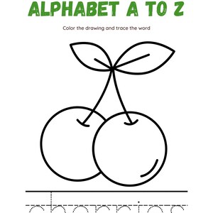 A-Z Alphabet Coloring and Tracing Book for Kids, ABC Fun: Color & Trace ...