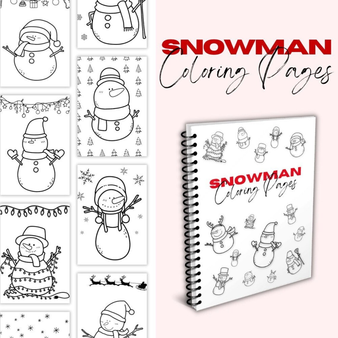 Snowman Coloring Pages for Kids, Snowman Coloring Pages for Preschool ...