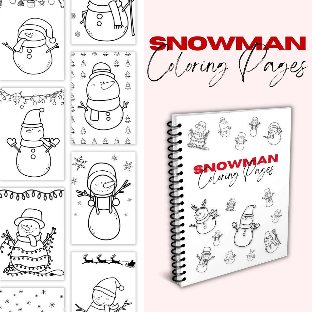 Snowman Coloring Pages for Kids, Snowman Coloring Pages for Preschool ...