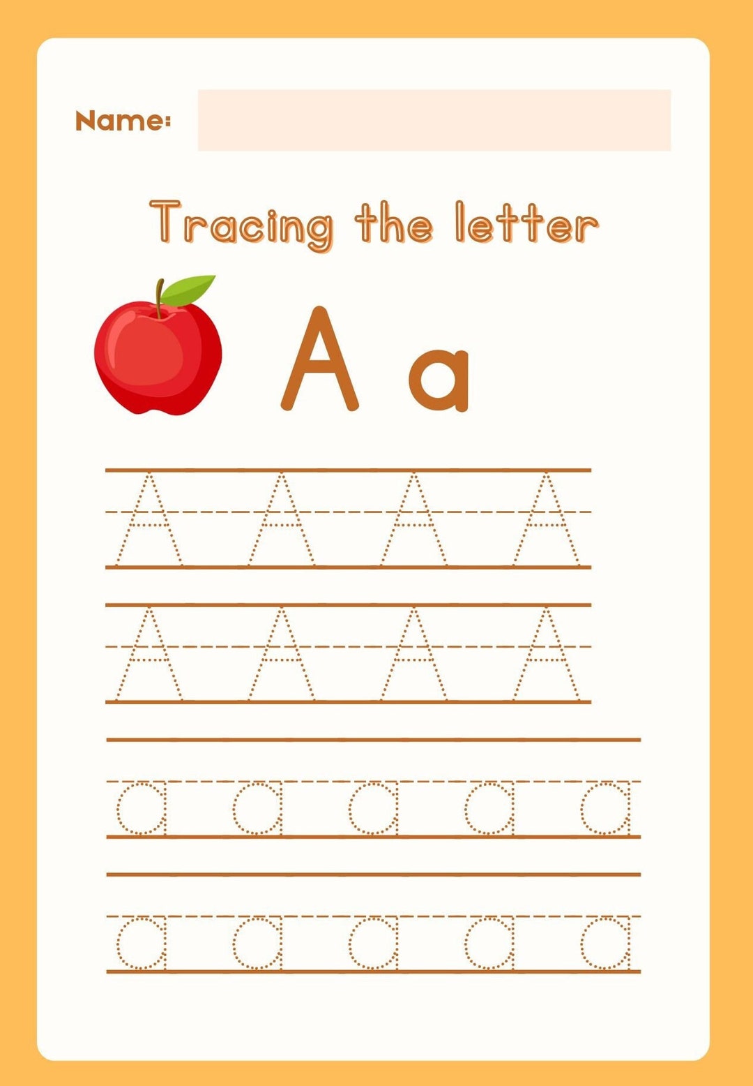 Tracing Letters A-Z, Alphabet Letter Tracing, Homeschool Tracing ...
