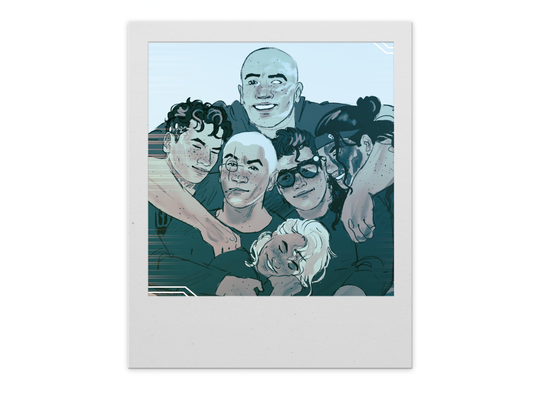 Polaroid Style TBB Hug Photo - Etsy