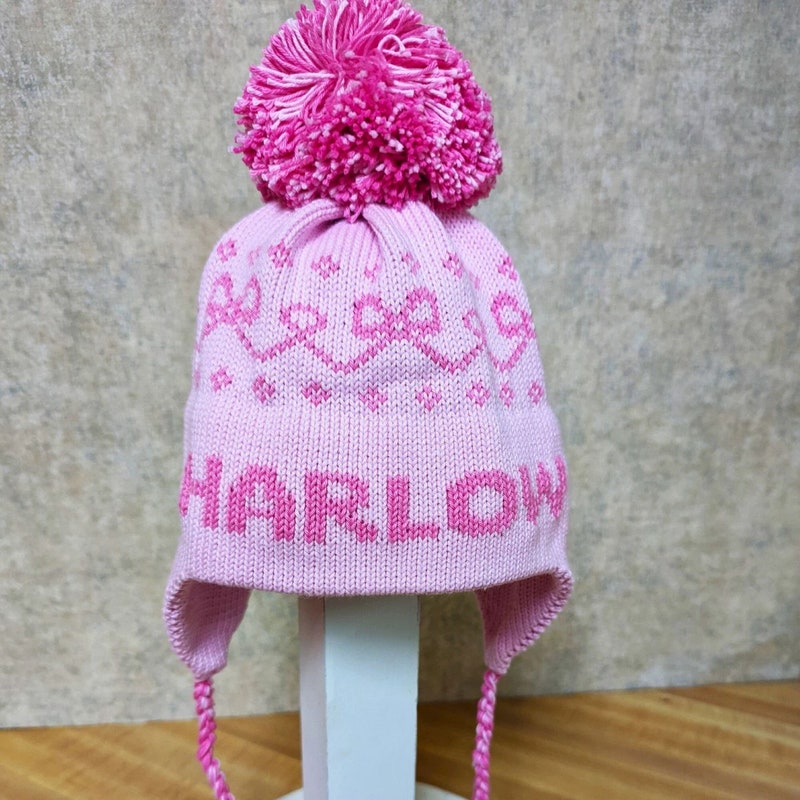 Custom Knit Beanie Pom Pom - Etsy