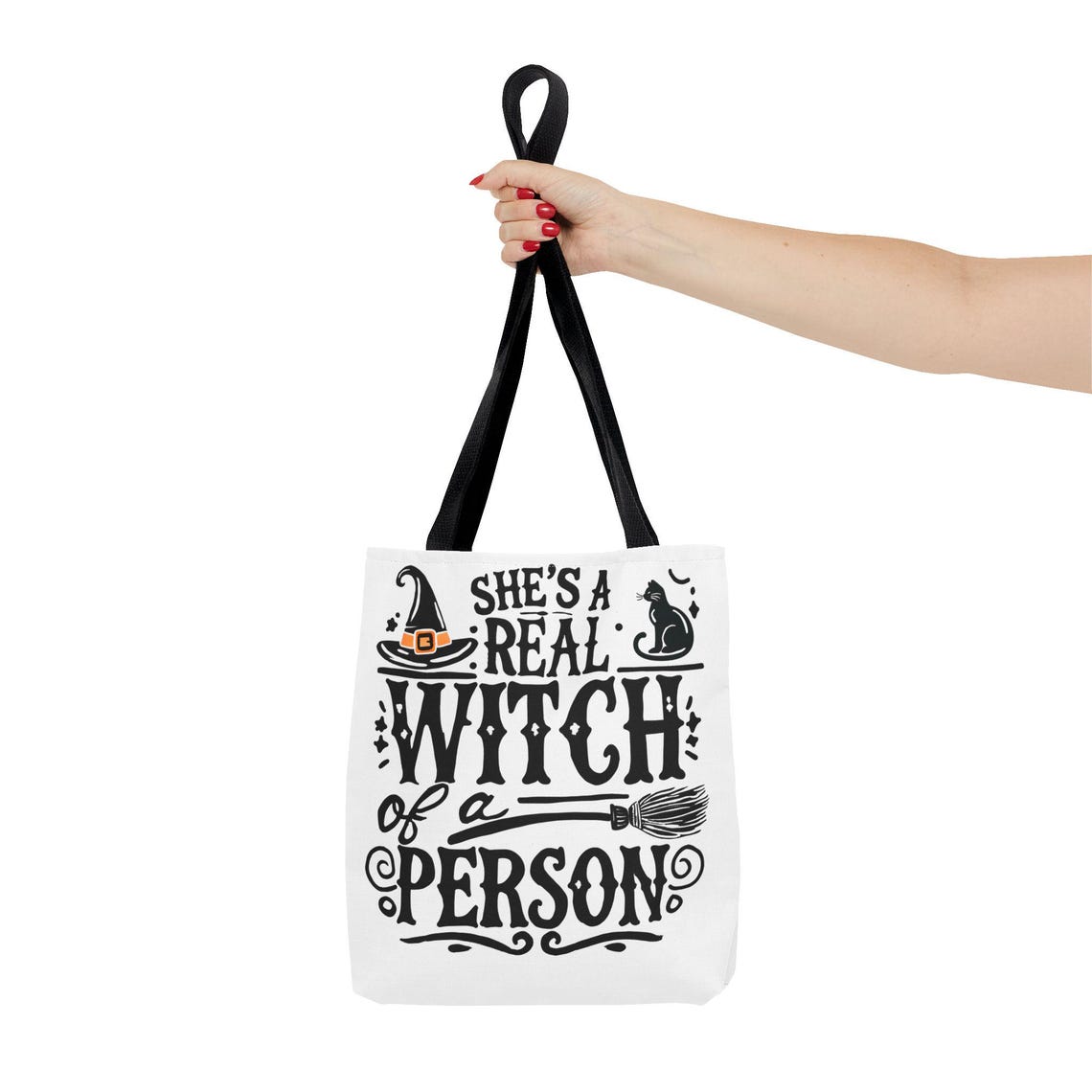 Halloween Tote Bag | She's a Witch Bag | Real Witch Bag | Gifts for ...