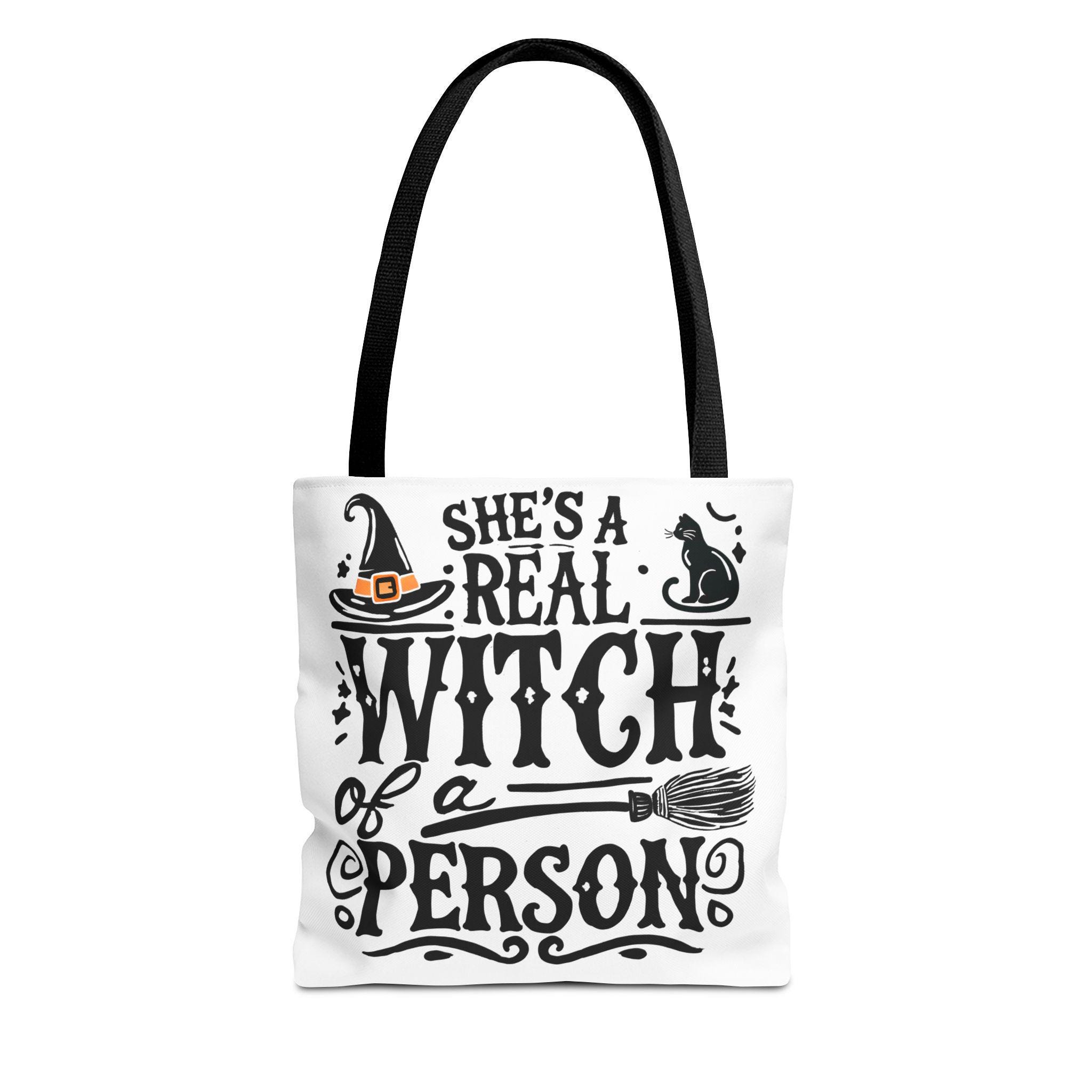 Halloween Tote Bag | She's a Witch Bag | Real Witch Bag | Gifts for ...