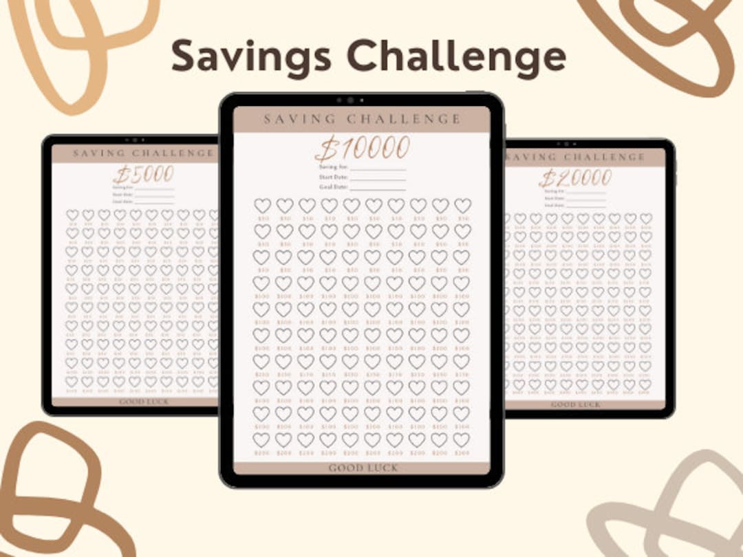 20K Savings Challenge, Money Saving Challenge, Save 20000 in a Year ...