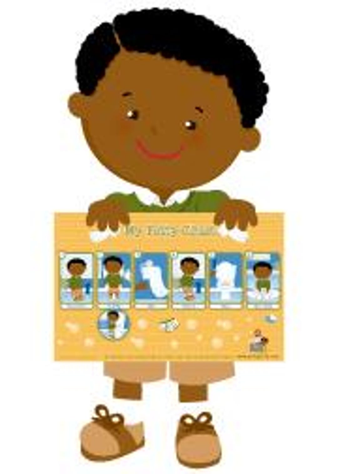 Potty Tots Illustrated Potty Chart- MARCUS - Etsy
