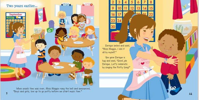 The Potty Tots Potty Training Story for Girls-ebook - Etsy