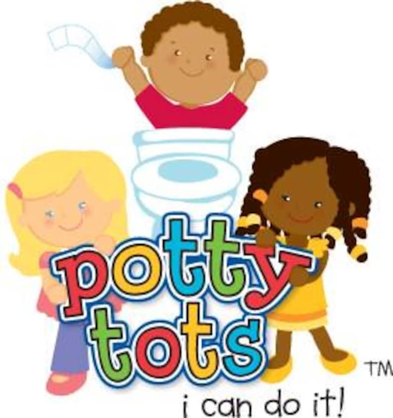 Potty Tots Potty Training Progress Chart With Characters (the Toilet ...
