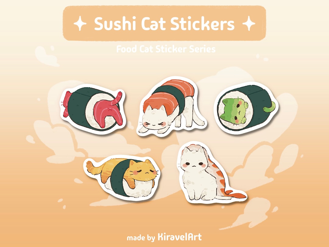 Cute Cat Stickers Cute Sticker Pack Cute Stickers Kawaii Stickers ...