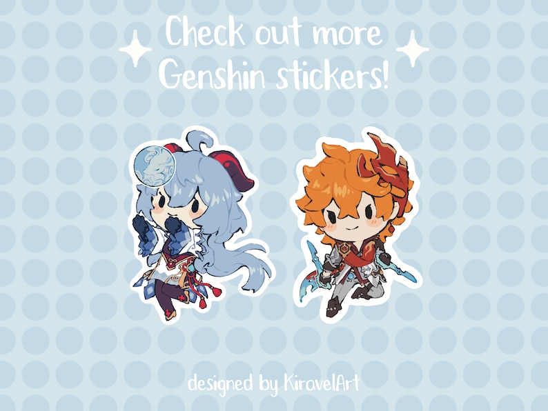 Cute Genshin Sticker Furina Sticker Genshin Impact Sticker Cute ...
