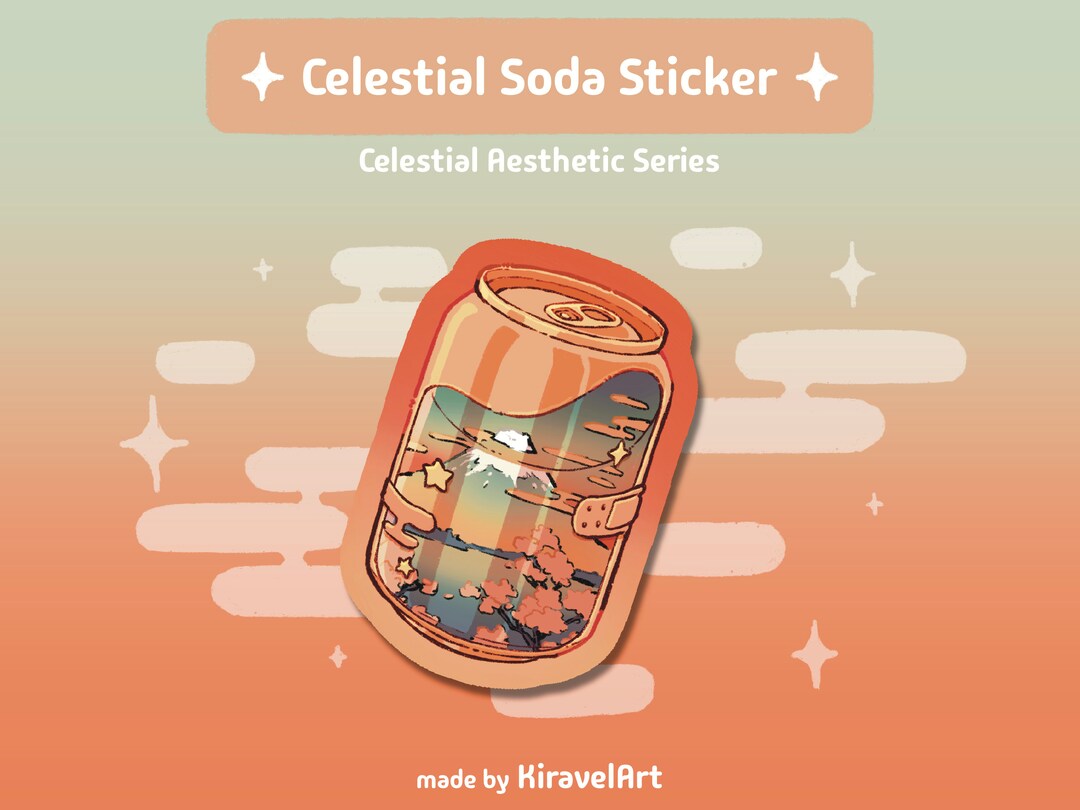 Cute Sticker Holographic Japanese Aesthetic Sticker Kawaii Stickers ...