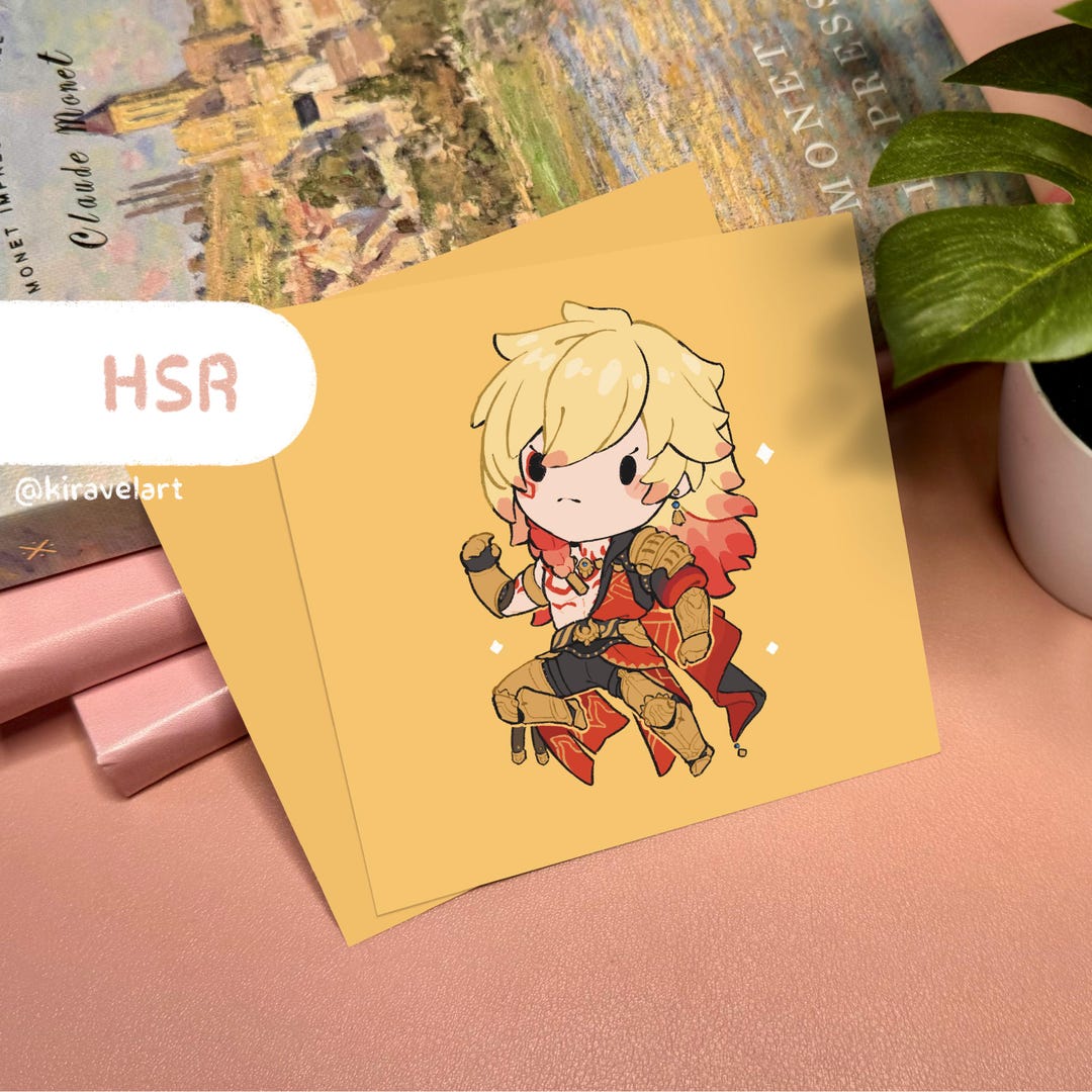 Mydei HSR Art Print | Video Game Art Print Video Game Decor Anime Art ...