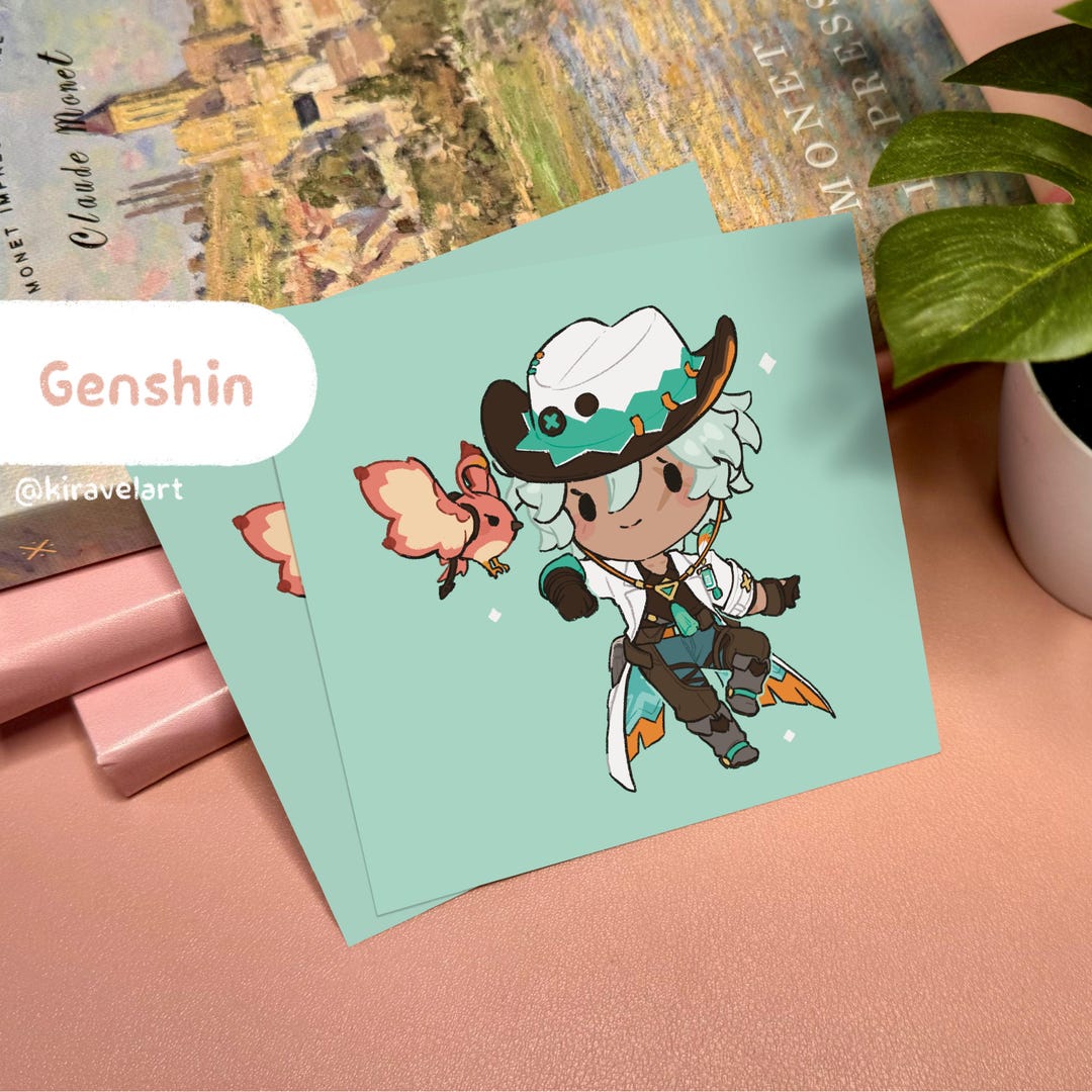 Ifa Genshin Art Print | Decor Wall Art Print Ifa Print Decor Video Game ...