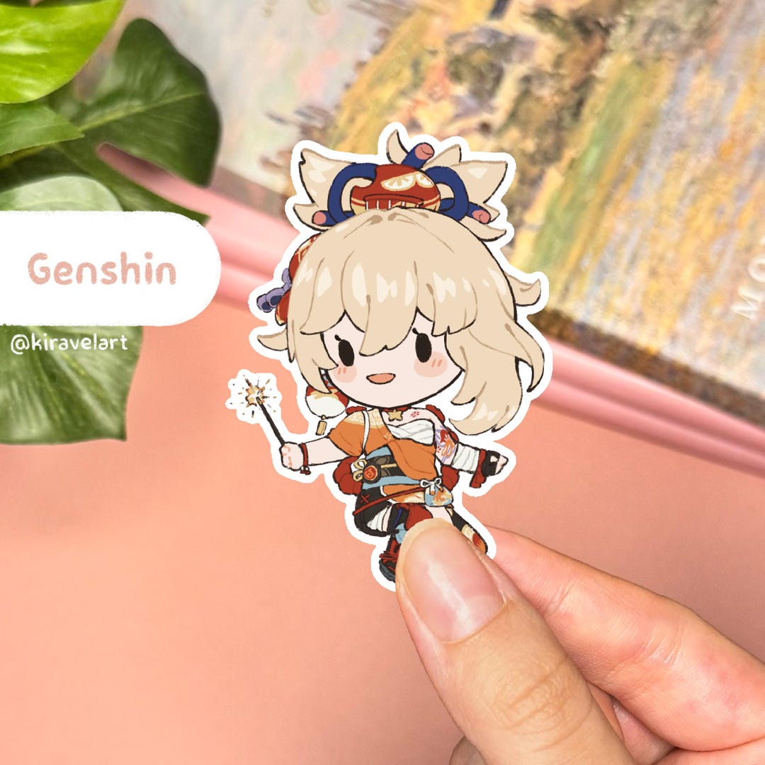 Cute Genshin Sticker | Yoimiya Sticker Genshin Impact Sticker Cute ...
