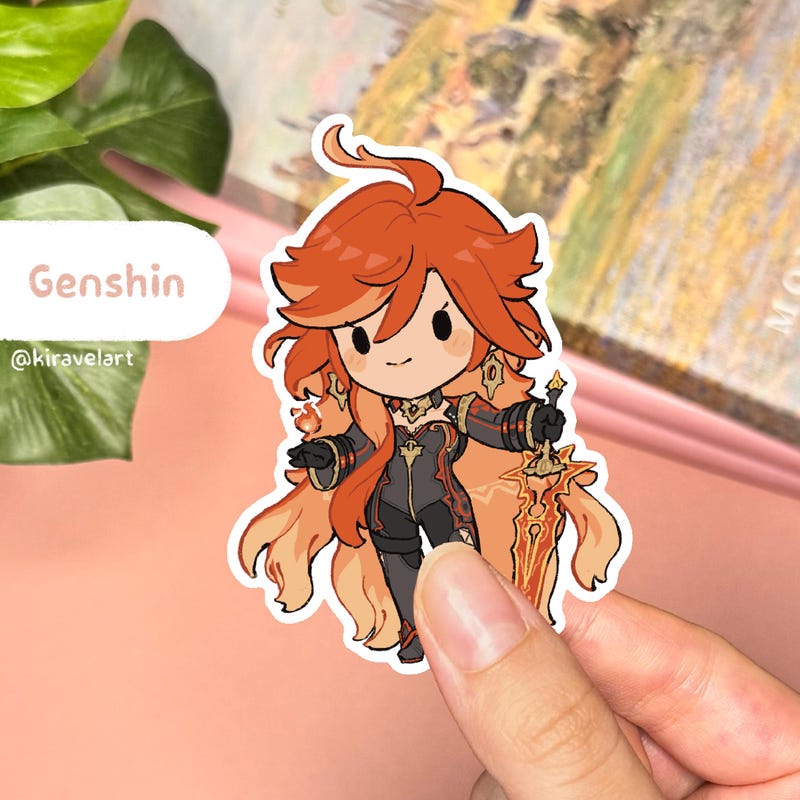 Genshin Mavuika - Etsy