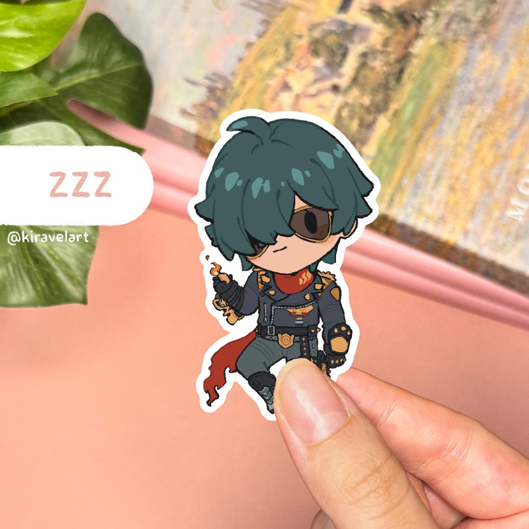 Cute ZZZ Sticker | Lighter Sticker Zenless Sticker Cute Stickers ...