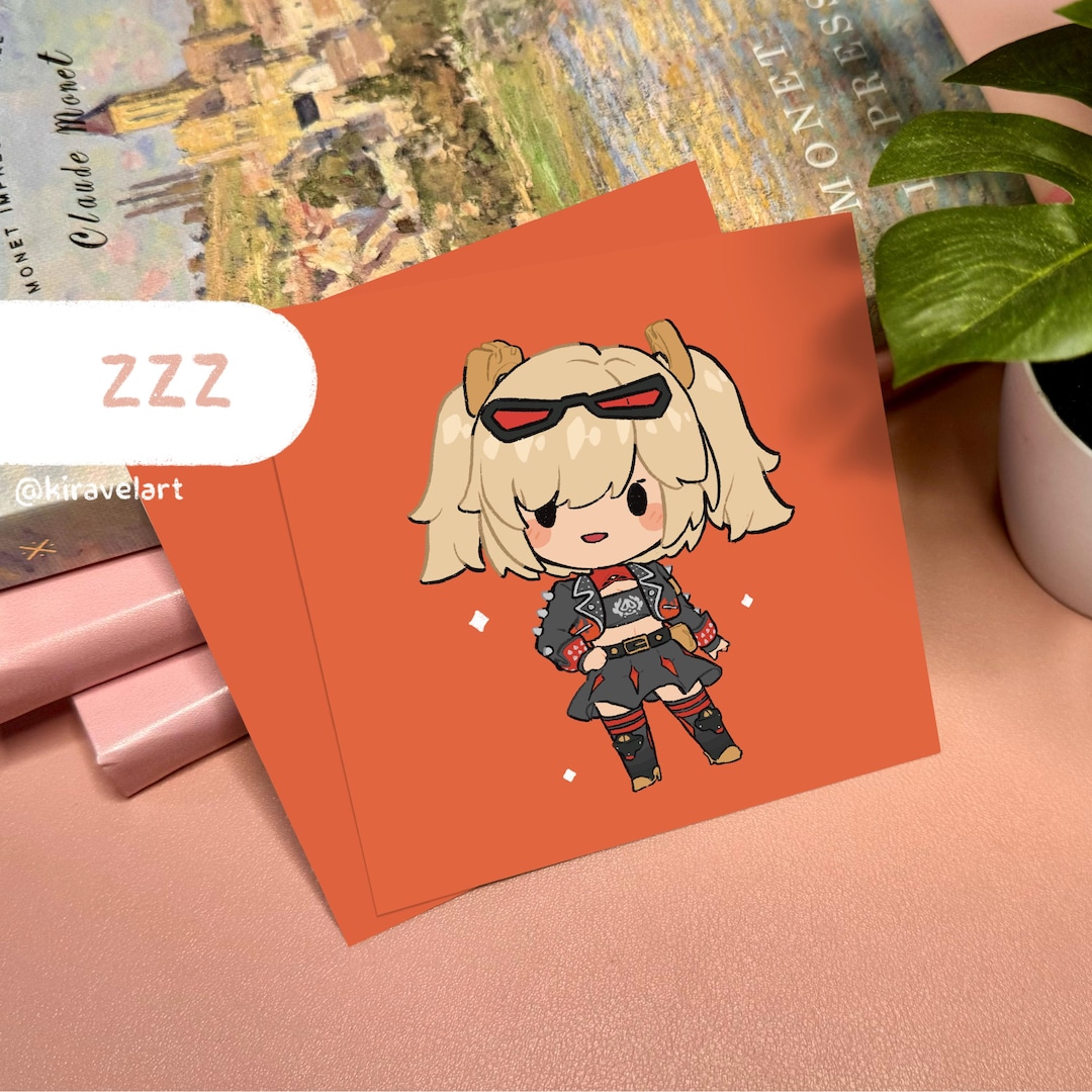 Burnice ZZZ Art Print | Video Game Art Print Video Game Decor Anime Art ...