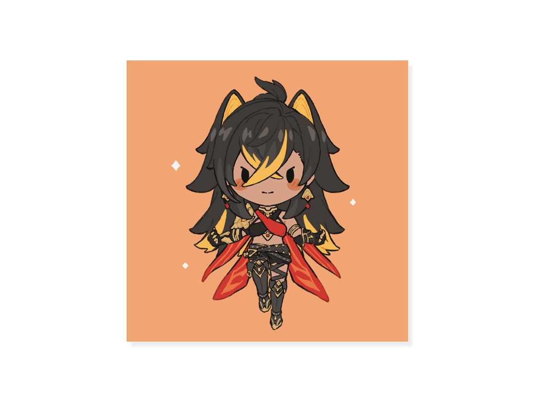 Dehya Genshin Art Print Video Game Art Dehyaprint Genshin Impact Art ...