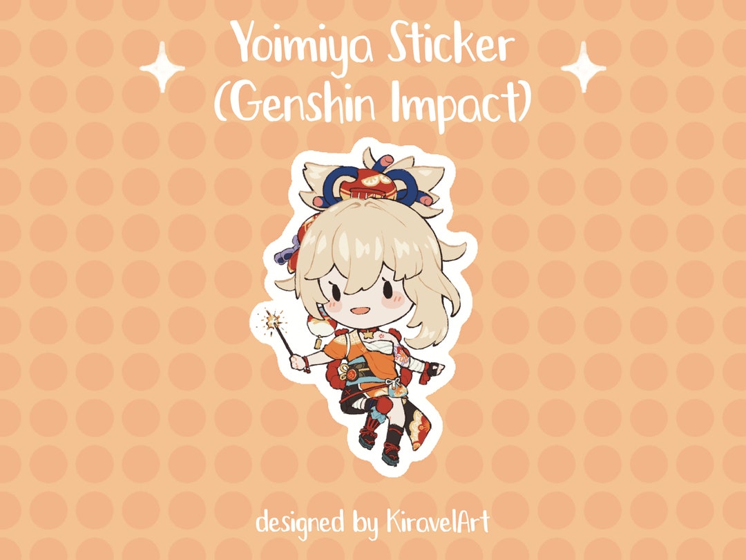 Cute Genshin Sticker Yoimiya Sticker Genshin Impact Sticker Cute ...
