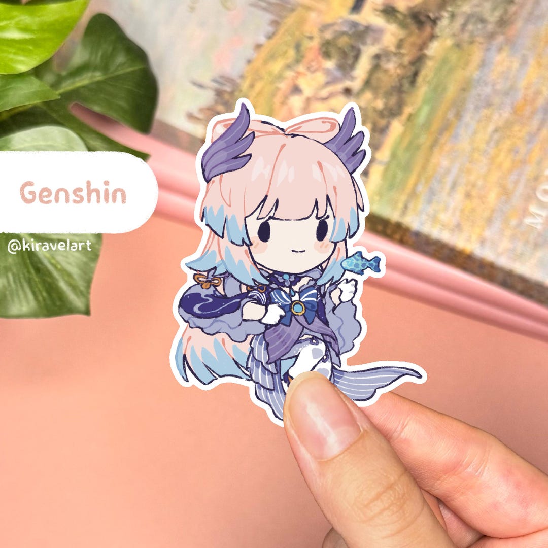 Cute Genshin Sticker | Kokomi Sticker Genshin Impact Sticker Cute ...
