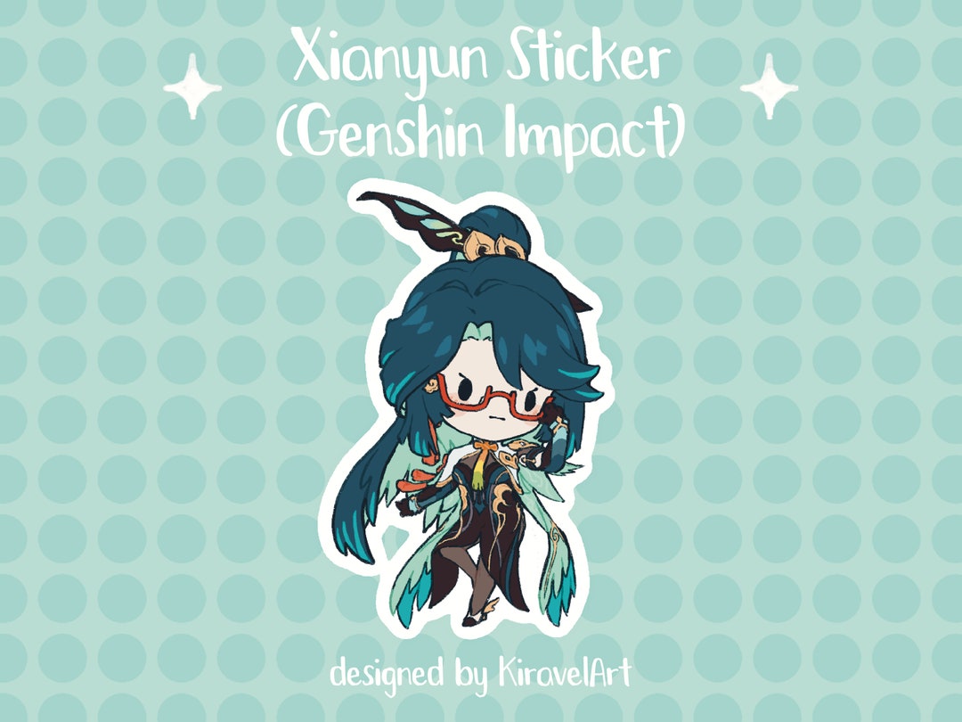 Cute Genshin Sticker | Xianyun Sticker Genshin Impact Sticker Cute ...