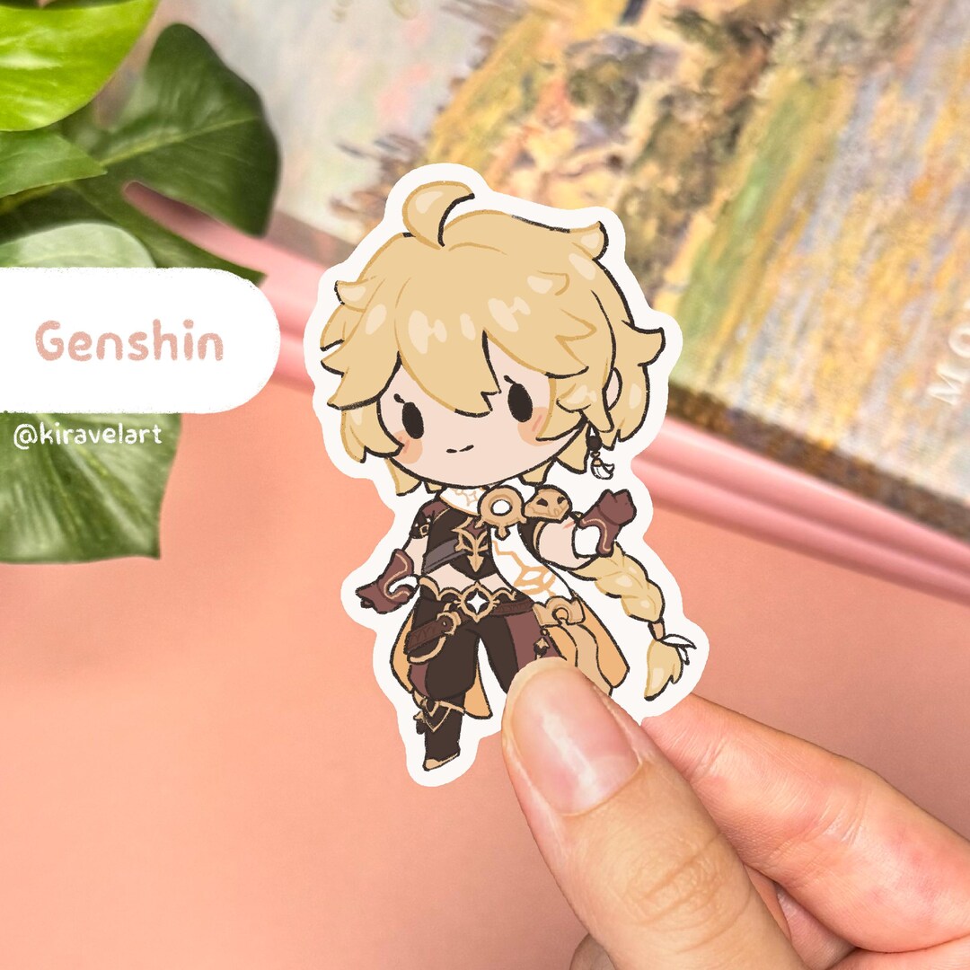 Cute Genshin Sticker | Aether Sticker Genshin Impact Sticker Cute ...