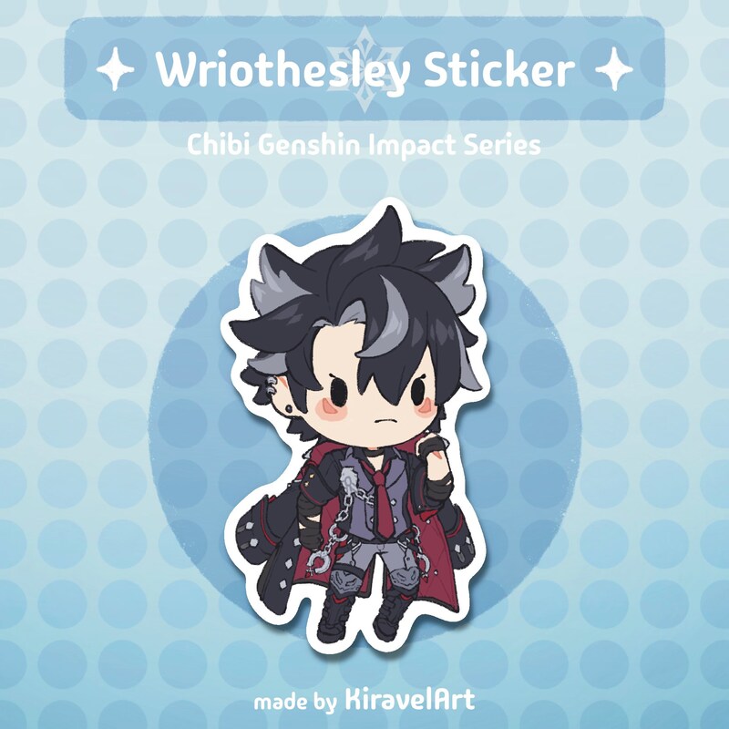 Genshin Wriothesley - Etsy