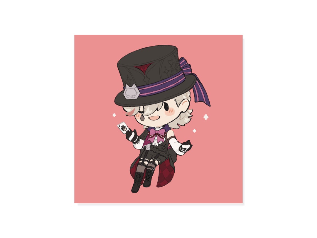 Lyney Genshin Art Print Video Game Art Lyney Print Genshin Impact Art ...