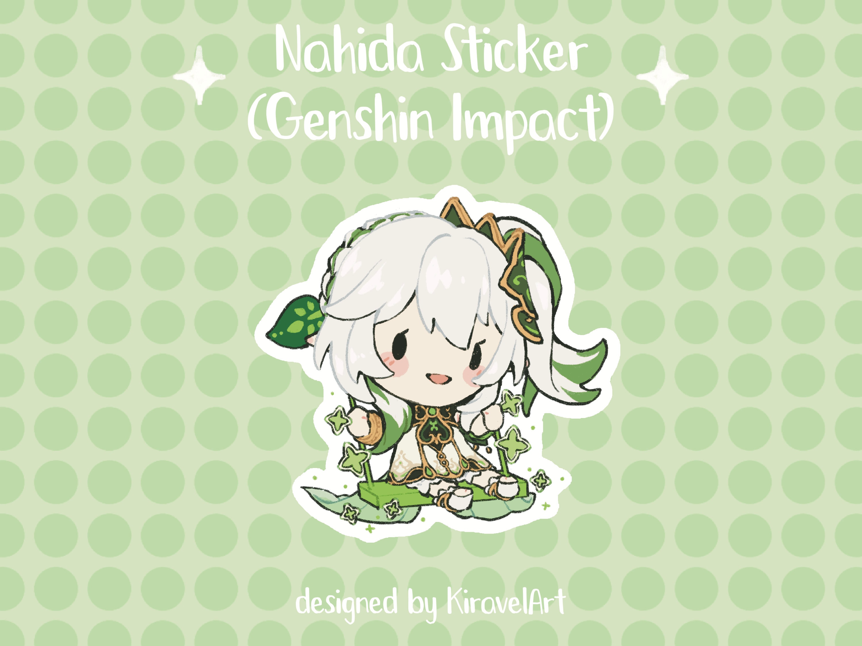 Cute Genshin Sticker Nahida Sticker Genshin Impact Sticker - Etsy