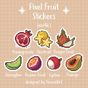Cute Pixel Stickers Kawaii Sticker Pack Holographic Stickers Cute ...